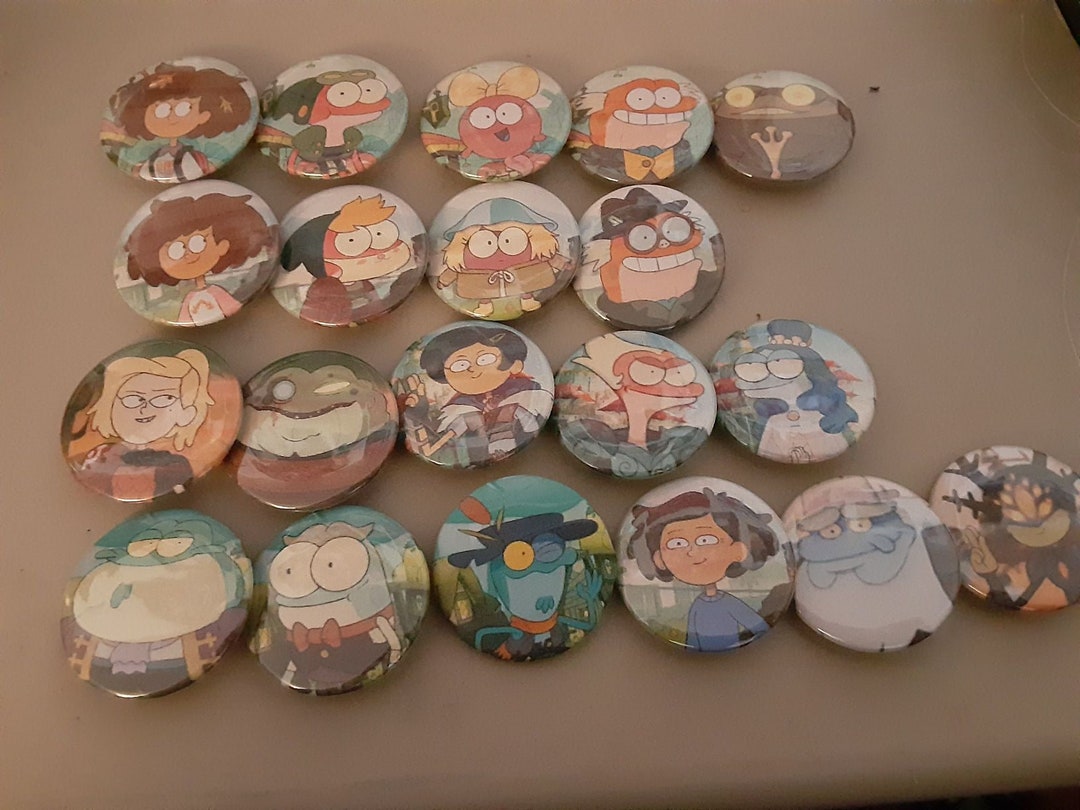 Amphibia 1.5in Buttons - Etsy
