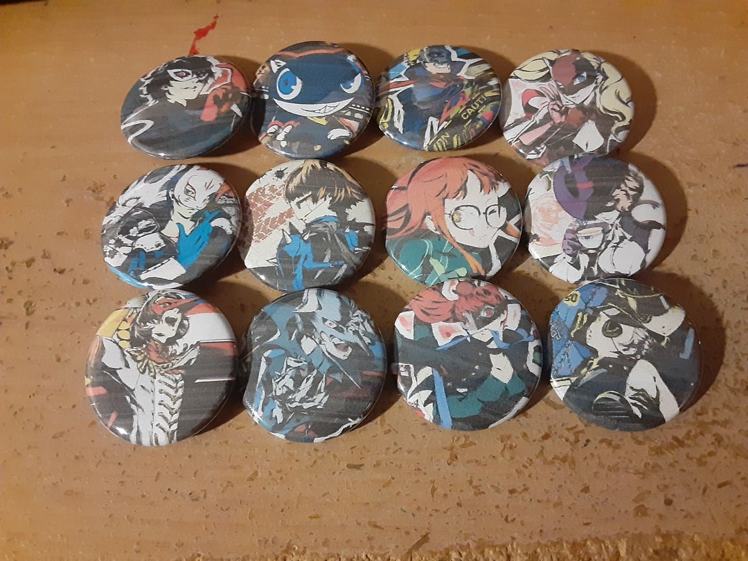 Persona 5 All Out Attack Pins/buttons - Etsy