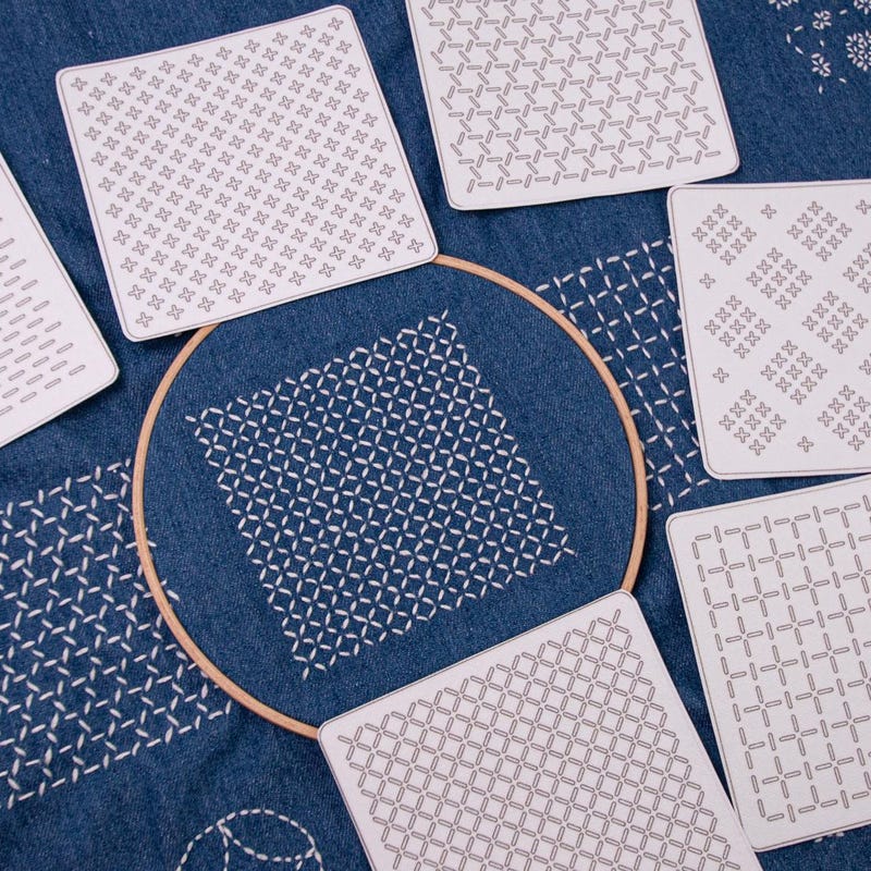 Japanese Sashiko Jeans - Etsy