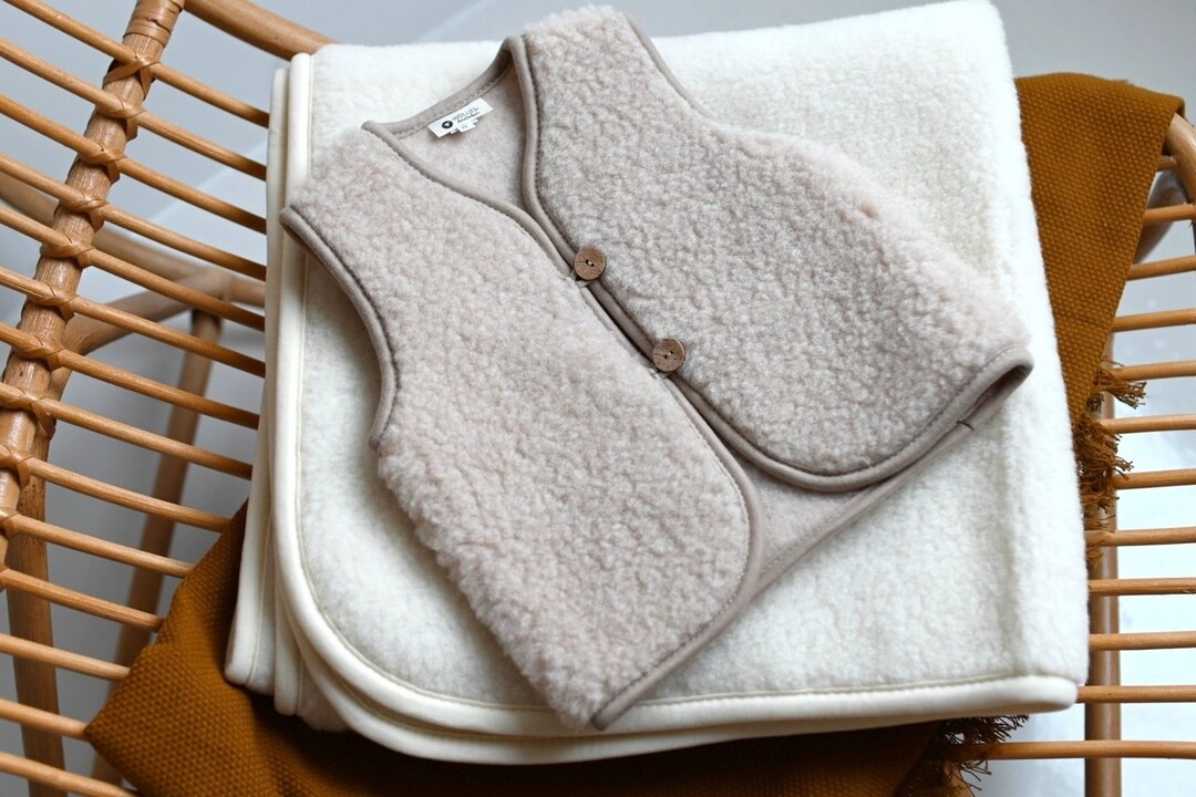 WOLLIES Amsterdam - Wool Kids Cardigan - 100% Merino Wool - 74-80 - 6 ...