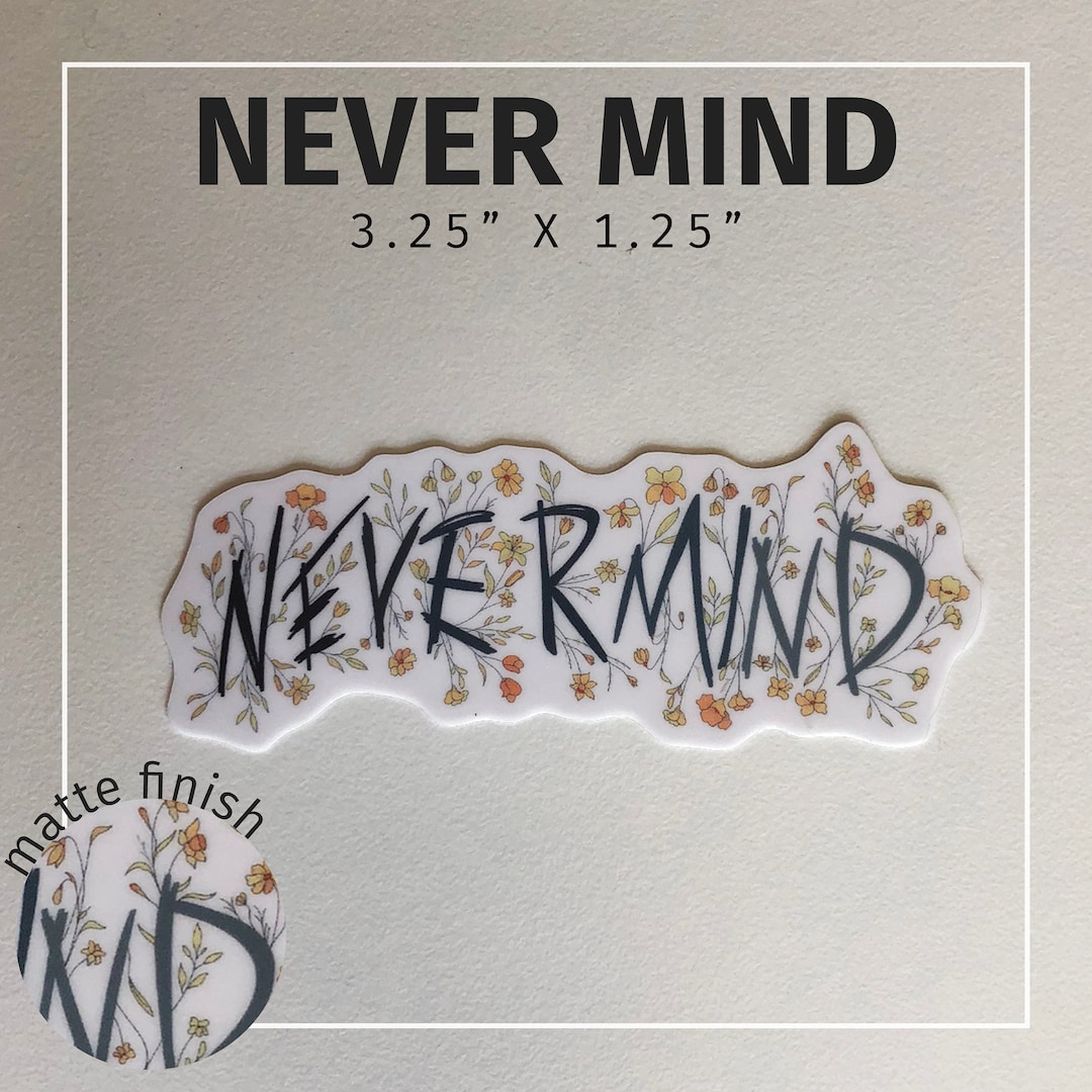 BTS "never Mind" Sticker - Etsy