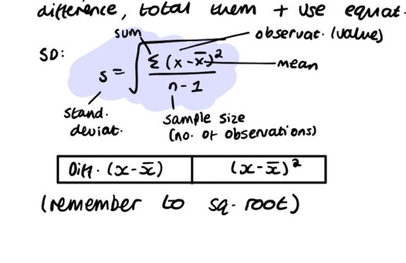A Level Biology Statistical Tests Summary - Etsy