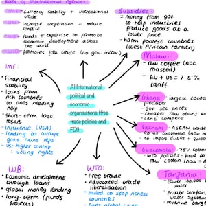 A-level Geography Globalisation Mindmaps - Etsy