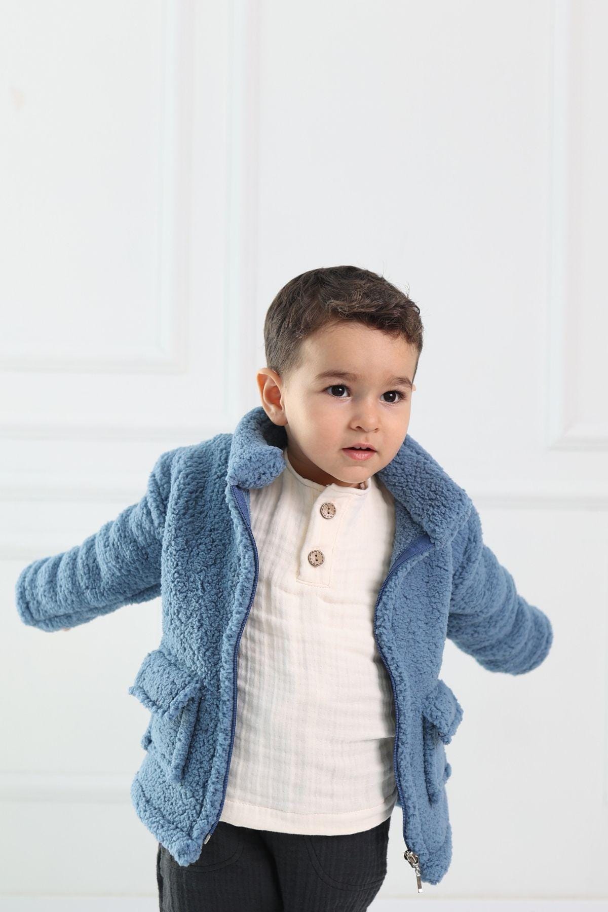 Cozy Plush Jacket for Girls (ages 2-7) – Soft, Warm, and Stylish Winter ...
