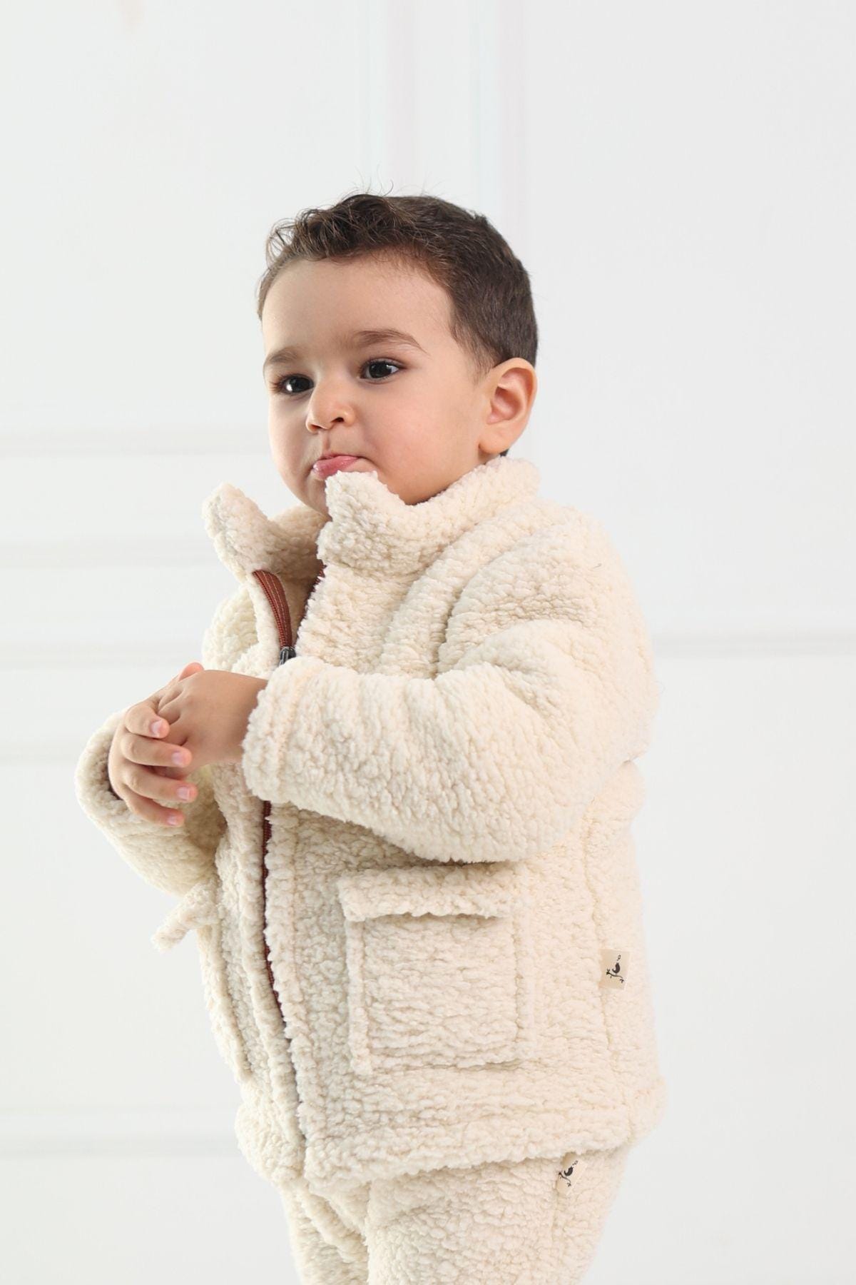 Cozy Plush Jacket for Girls (ages 2-7) – Soft, Warm, and Stylish Winter ...