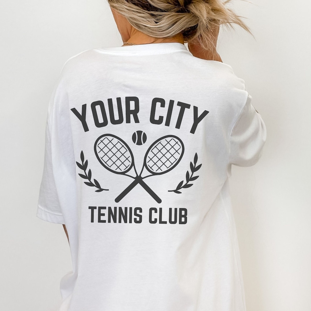 Custom Tennis Shirt for Tennis Team Gift for Tennis Player Personalized ...