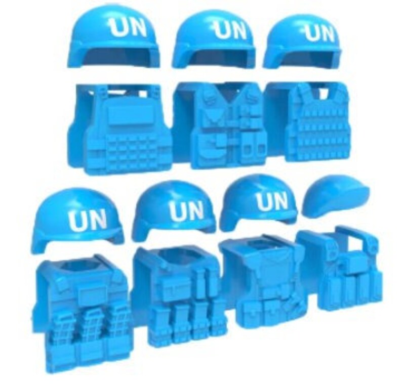 United Nations Armour and Helmet Pack - Etsy