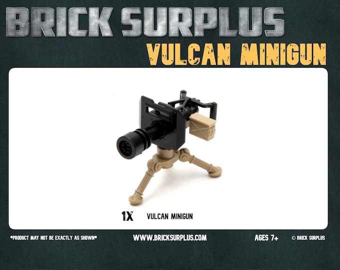 Lego Minifigure Minigun - Etsy