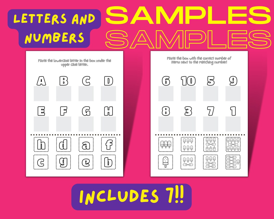 Printable Color, Cut, and Paste Activity Ages 3-5 PDF Download Ultimate ...