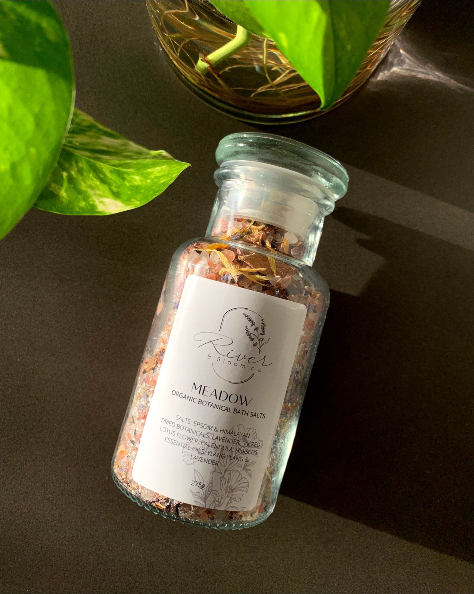 275g Botanical Bath Salts Meadow Organic Bath Salts Bath Etsy Australia