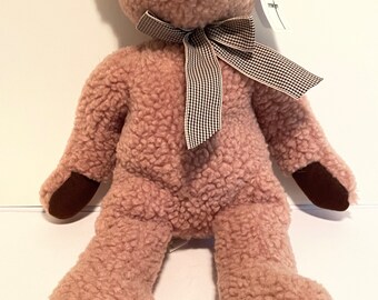 90s Brown Teddy Bear - Etsy