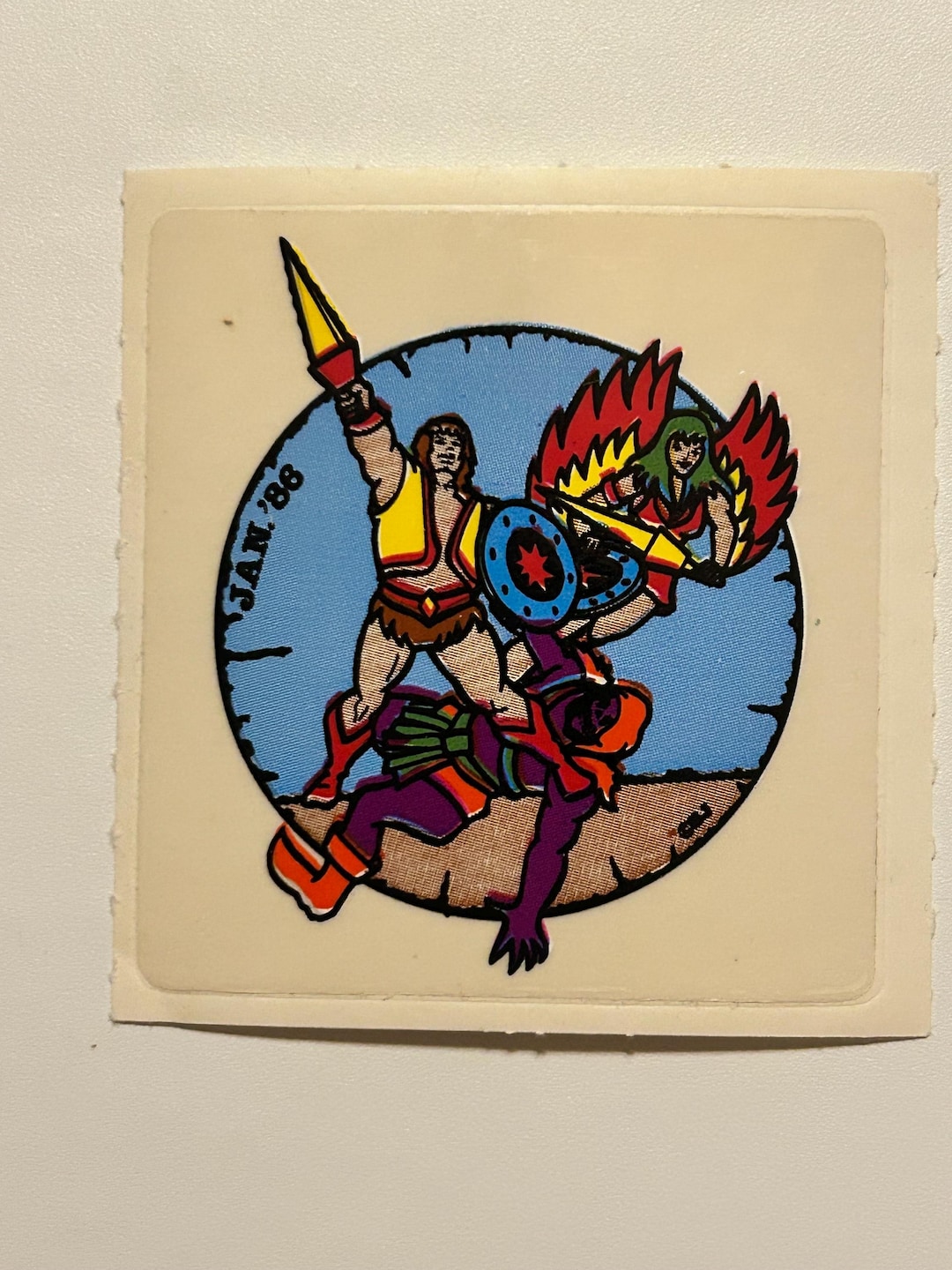 Vintage Rare He Man Sticker Jan 1988 80s Skeletor Cartoon - Etsy