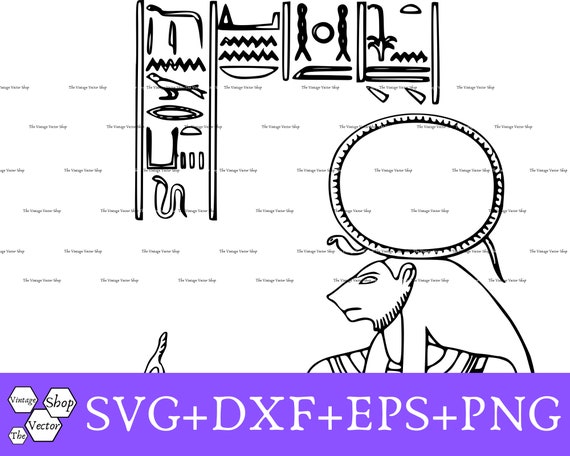 Instant Download Zip File Extremely Accurate HIEROGLYPHIC Vector Model ...