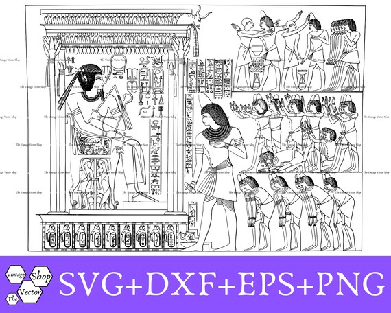 Instant Download Zip File Extremely Accurate HIEROGLYPHIC Vector Model ...