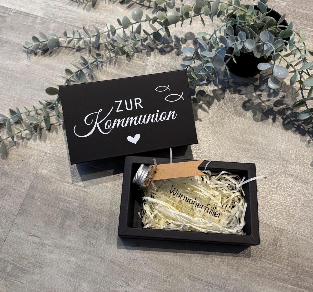 Communion Gift | Cash Gift Box | Gift Packaging With Name | Cash Gift ...