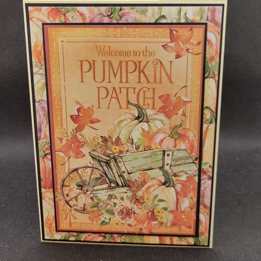 Beautiful Fall Card, Thanksgiving Day, Grateful, Thankful - Etsy