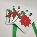 Christmas Tags, Gift Tags, to From Tags, Poinsettia Tags, Holiday Tags ...
