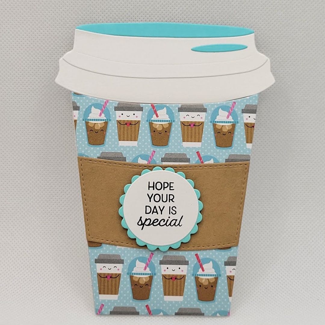 Gift Card Holder, Coffee Cup Gift Card Holder, Handmade Gift Card ...