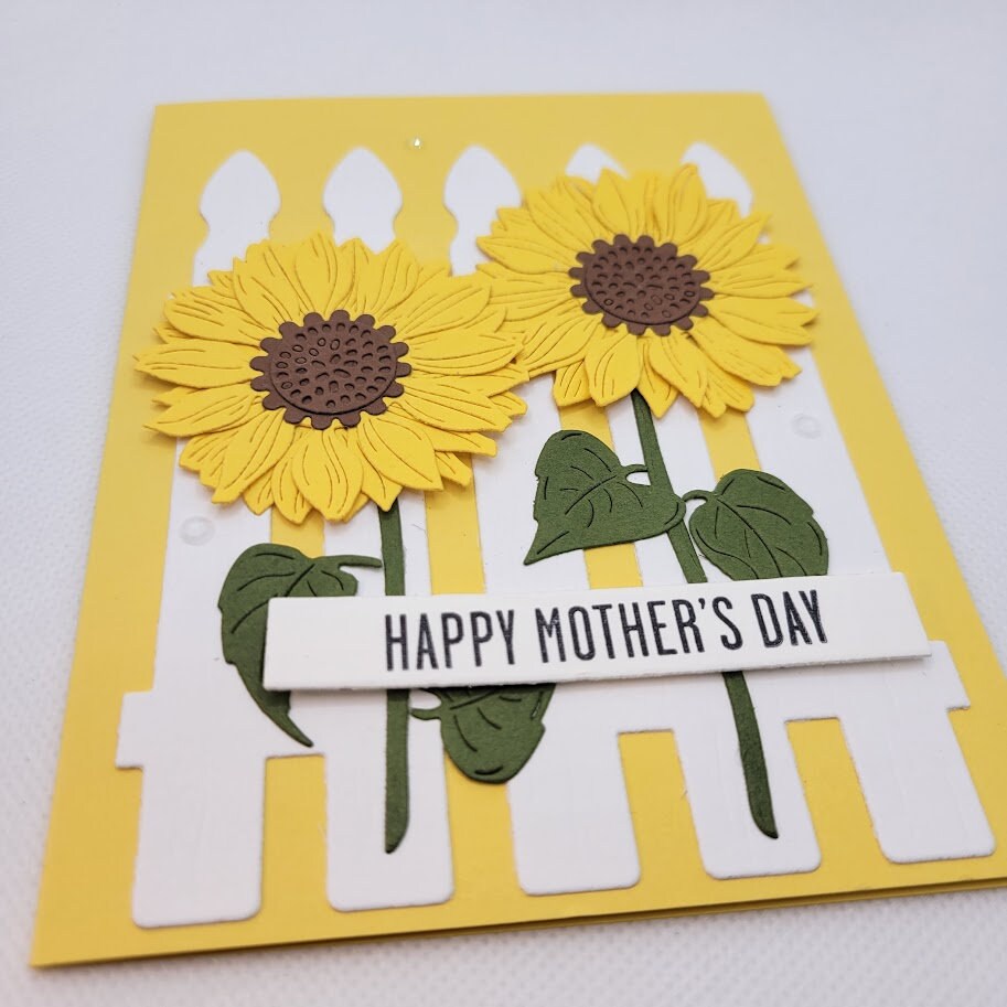 Mother's Day Card, Happy Mother's Day, Mom, Mother, Sunflower Card ...