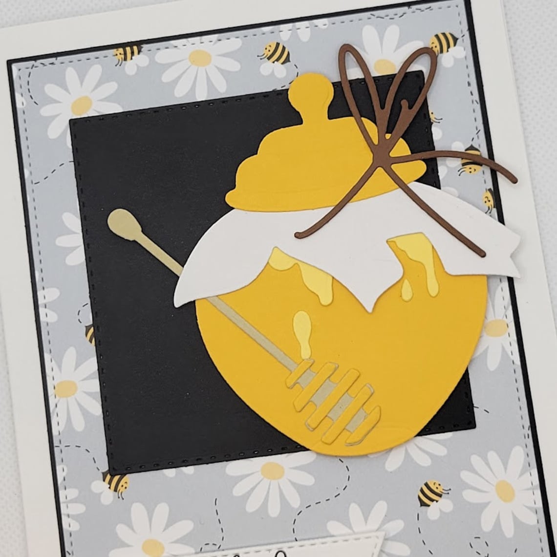 Happy Birthday Card, Happy Beeday, Handmade Birthday Card, Bee Card - Etsy