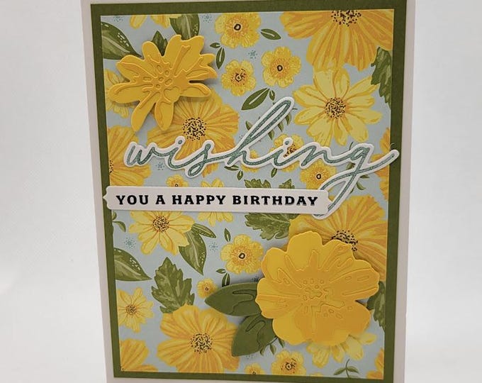 Card Kit, Card Kit Set, Floral Card Kit, DIY, DIY Card Kit - Etsy