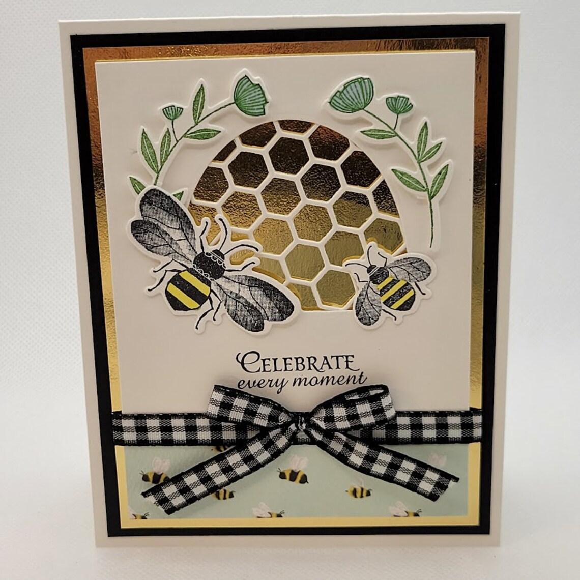 Boxed Handmade Bee Cards - Set of 4 - Etsy