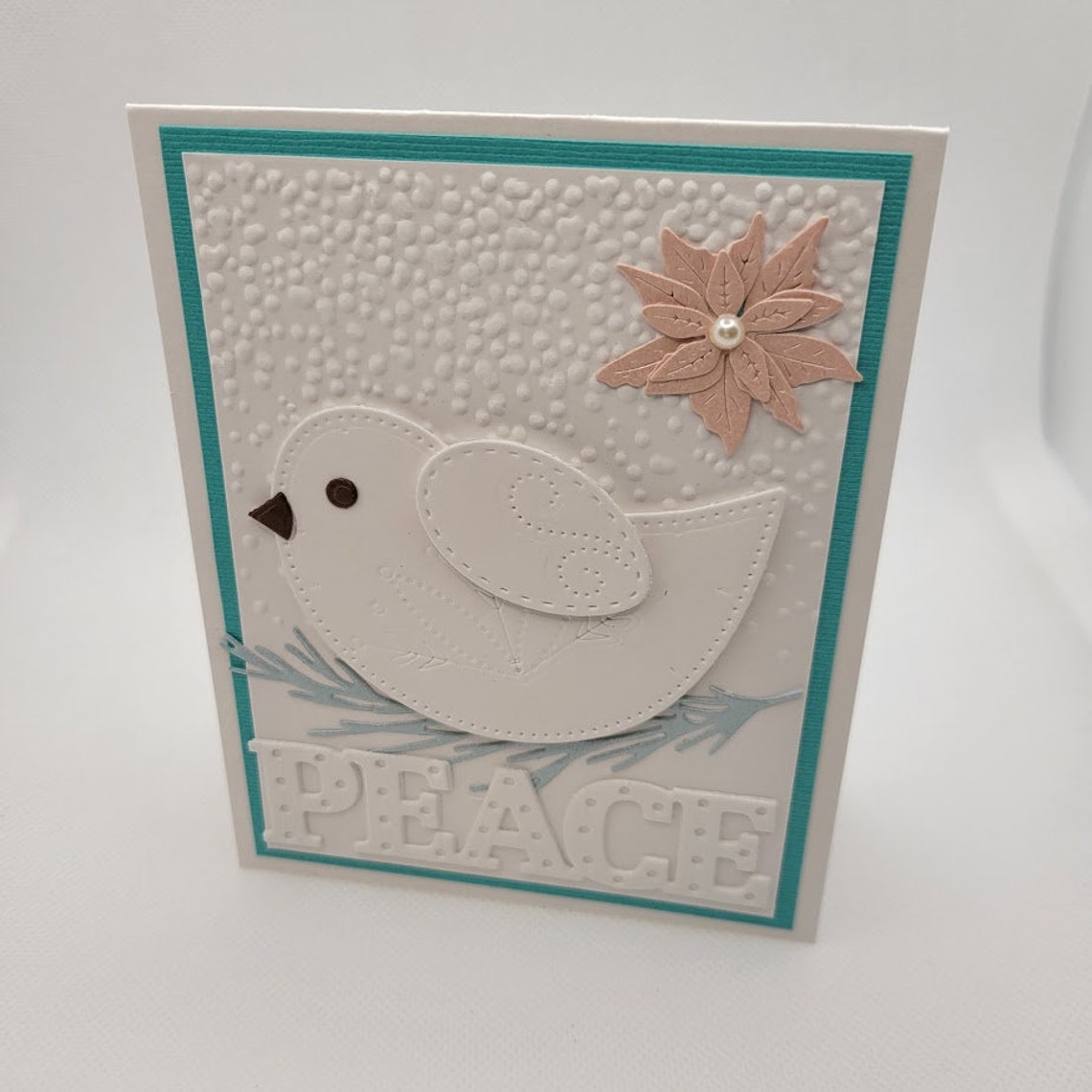 Holiday Cards, Christmas Card, Handmade Christmas Card, Dove Card ...