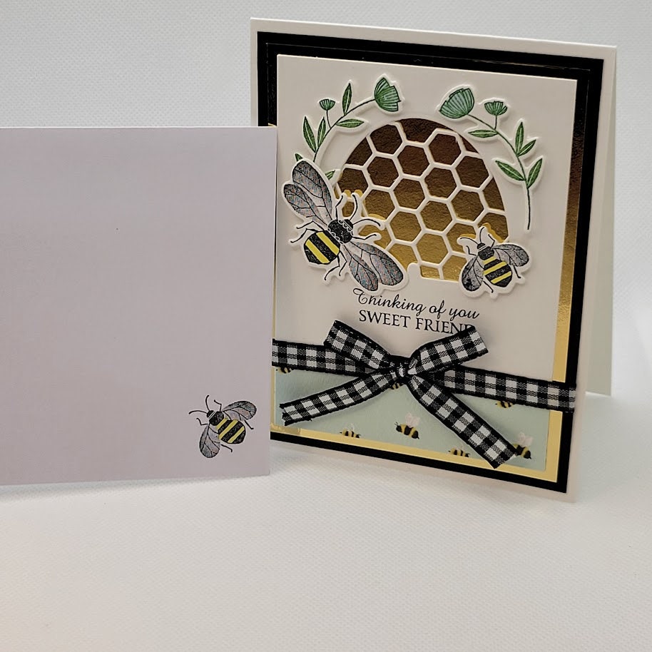 Boxed Handmade Bee Cards - Set of 4 - Etsy