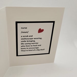 Nurse Appreciation Card - Etsy