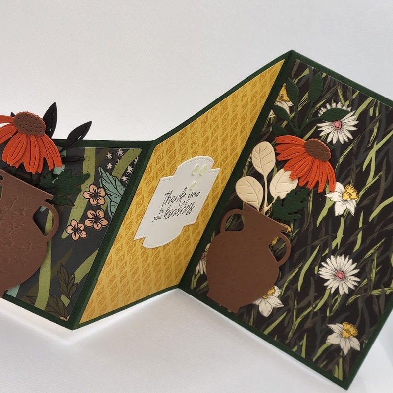 Thank You Card, Handmade Card, Handmade Thank You Card - Etsy