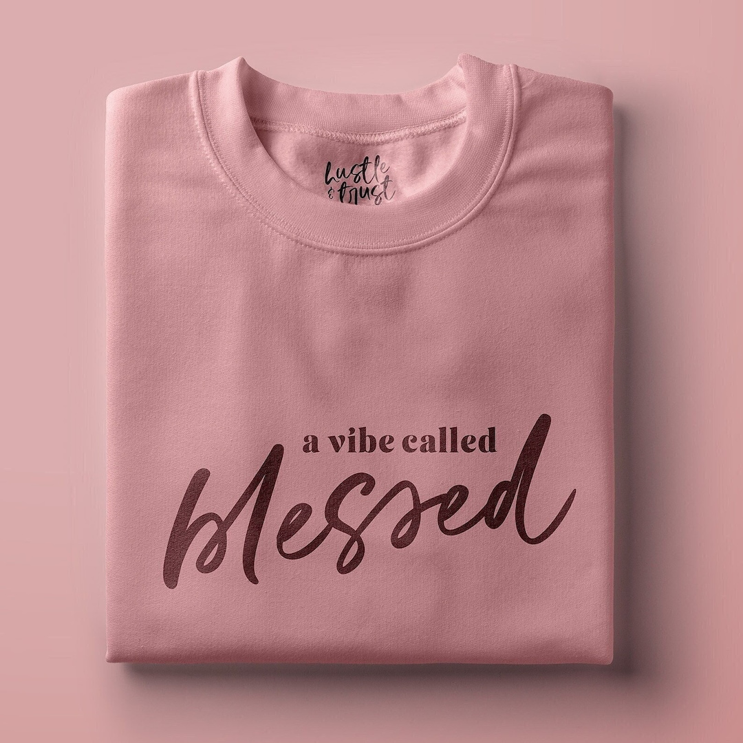 A Vibe Called Blessed - Confirmation Svg Bible SVG PDF PNG Christian ...