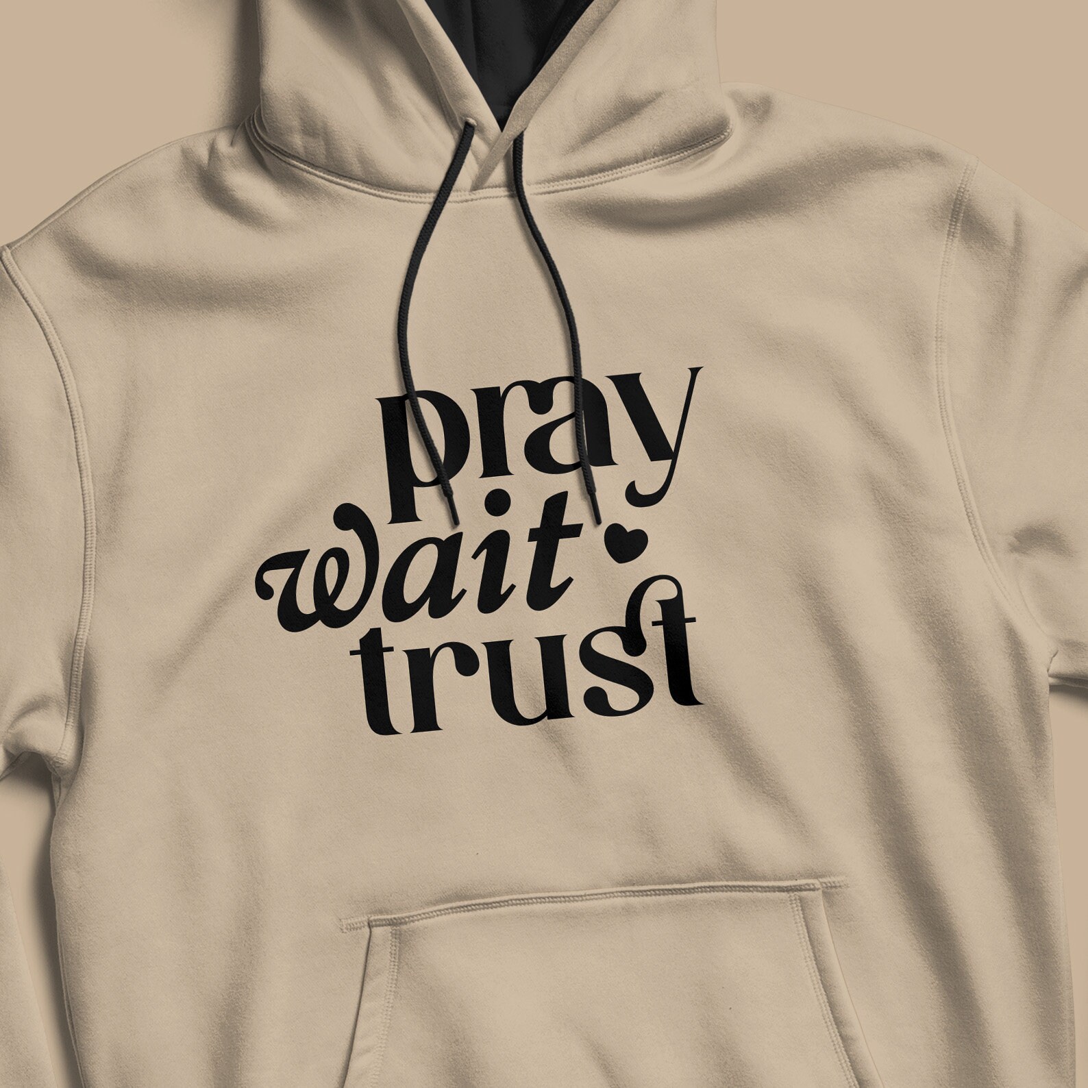 Pray Wait Trust - Bible SVG PDF PNG Christian Cricut File - Etsy