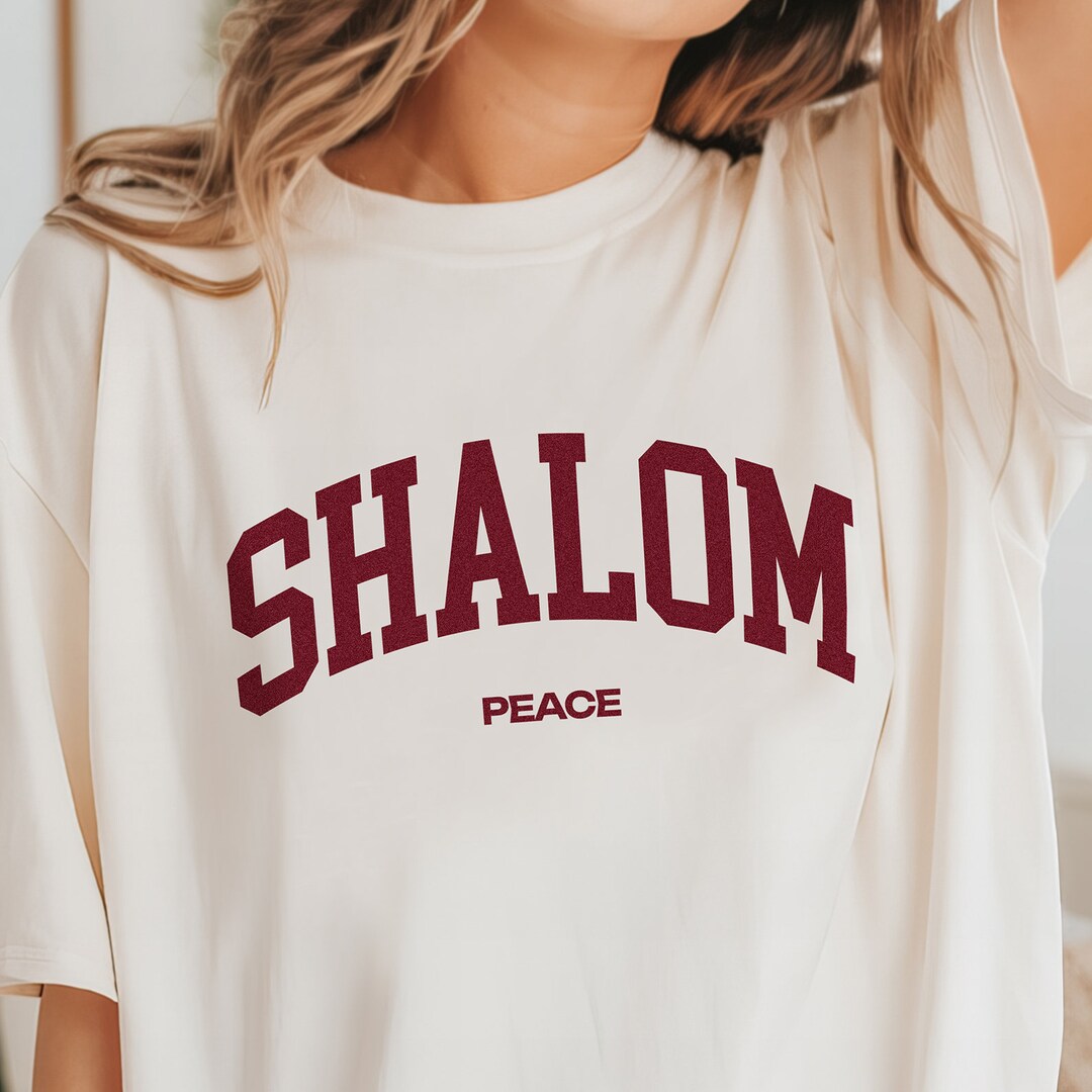 Shalom. Peace - College Style - Bible SVG PDF PNG Christian Cricut File ...