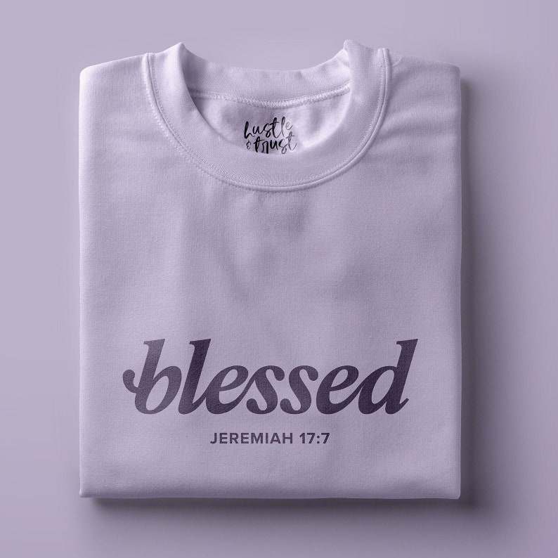 Blessed - Jeremiah 17:7 - Confirmation Svg Bible SVG PDF PNG Christian ...