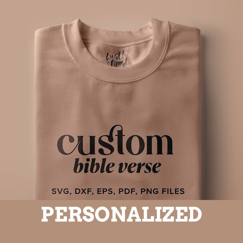 Custom Bible Verse - Confirmation Svg Bible SVG PDF PNG Dxf Christian ...