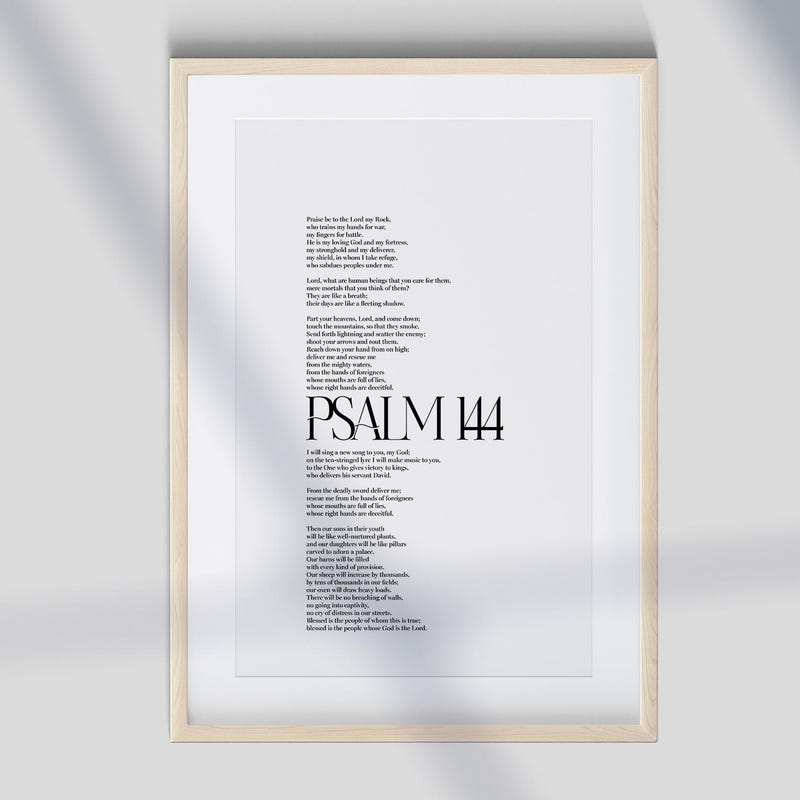 Psalm 144 - Etsy
