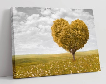 Yellow Heart Tree - Etsy