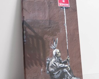 Native American Graffiti Canvas Art - Etsy