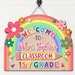 Personalized Teacher Door Sign, Custom Teacher Name Sign, Classroom ...
