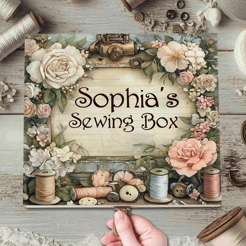 Wooden Sewing Box - Etsy