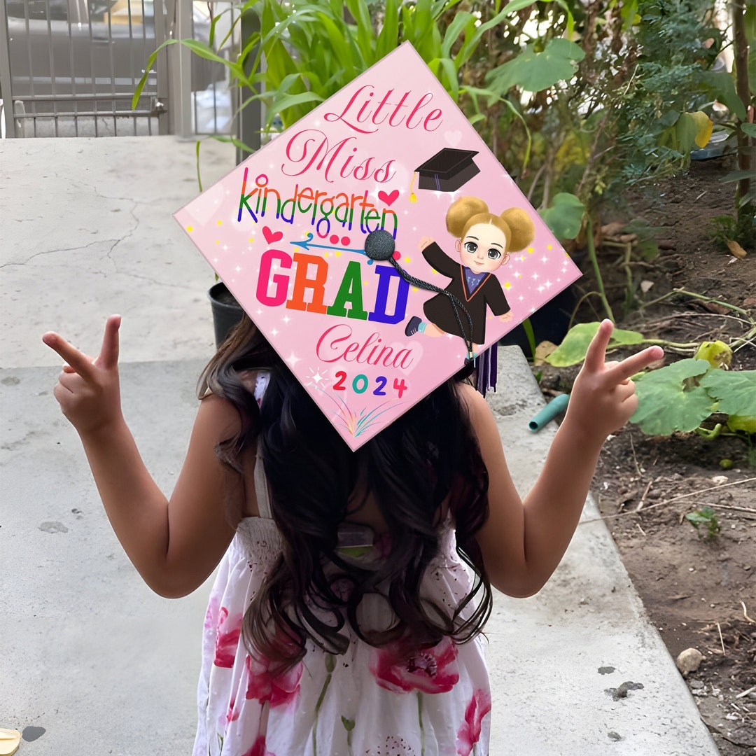 Custom Kindergarten Grad Grad Topper for African American Kids ...