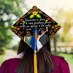 Personalized Mexican Graduation Cap Topper Class of 2024, Custom Family ...