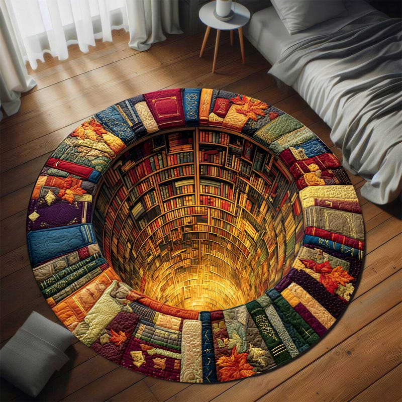 Large Book Rug - Etsy