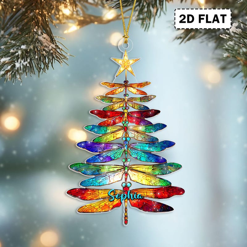 Dragon Fly Tree Ornament - Etsy UK