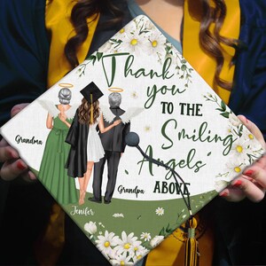 Personalized Thank You Parents Grad Cap Topper Class of 2025, Custom ...