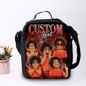 Custom Photo Bootleg Rap Kids Backpack, Back to School Gift for Kids ...