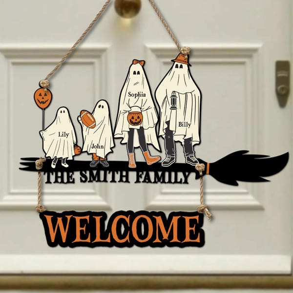 Halloween Door Sign - Etsy