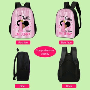 Personalized Kids Backpack, Back to School Backpack Lunch Bag for Kids ...