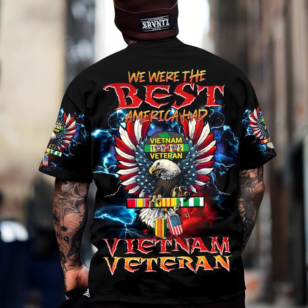 Personalized Vietnam Veteran 3D All Over Printed Clothes, US Military ...