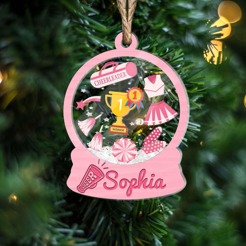 Cheerleading Ornament - Etsy